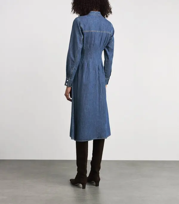 Veronica Beard Denim Arcadia Shirt Dress
