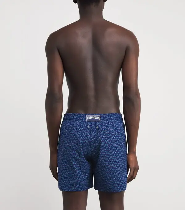 Vilebrequin Merino Wool Printed Swim Shorts - Blue