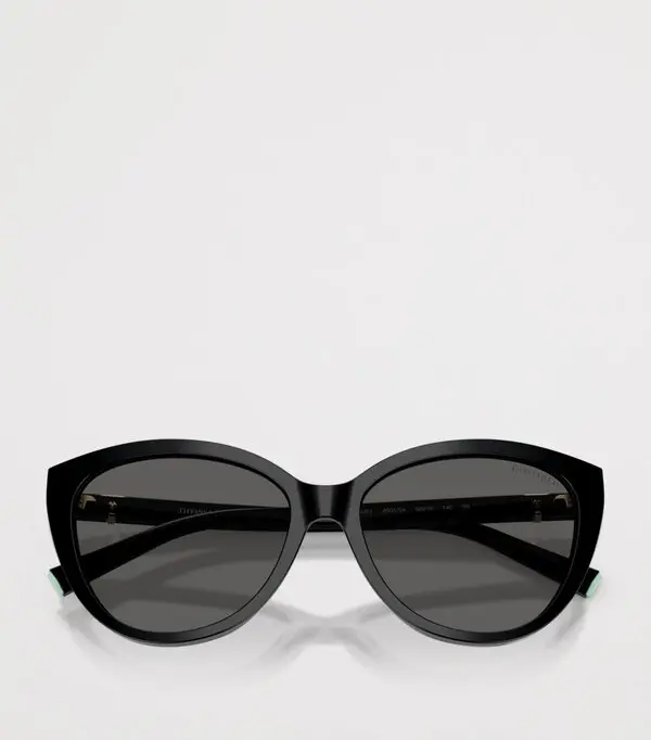 Tiffany & Co. Acetate Cat Eye Sunglasses - Black