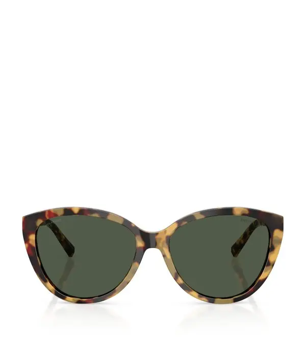 Tiffany & Co. Acetate Cat Eye Sunglasses - Brown