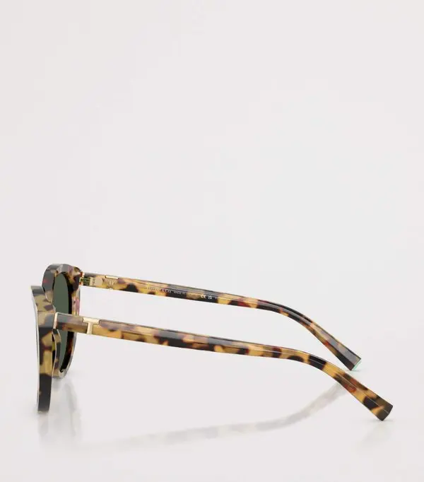 Tiffany & Co. Acetate Cat Eye Sunglasses - Brown
