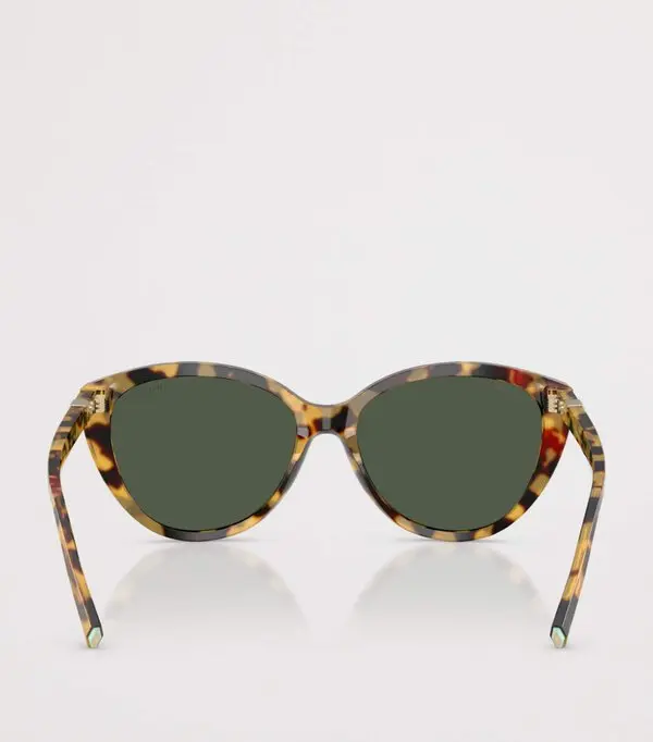 Tiffany & Co. Acetate Cat Eye Sunglasses - Brown