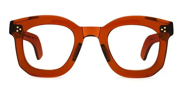MAX PITTION Acetate Eyeglasses - Brown