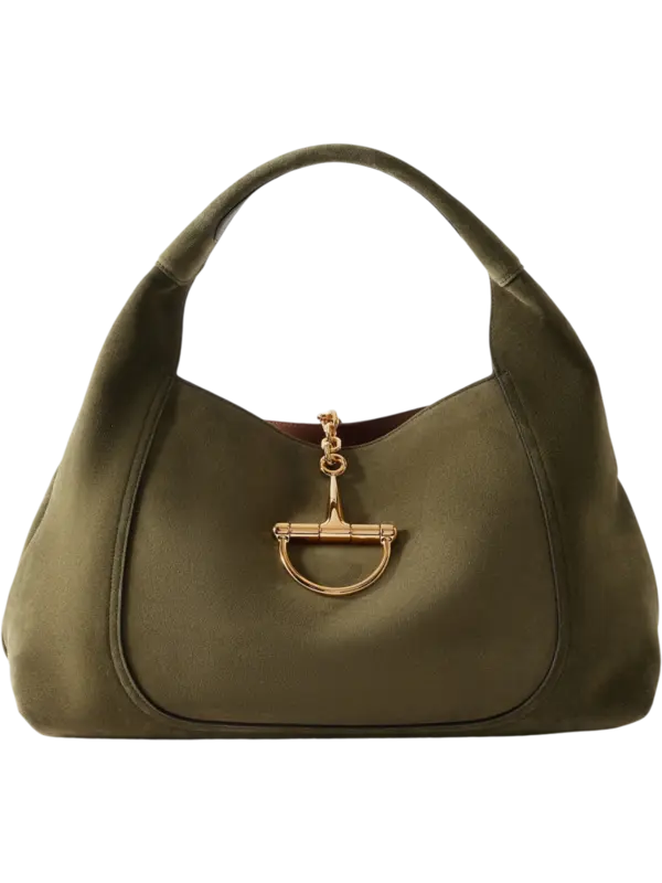 Gucci Softbit Suede Tote