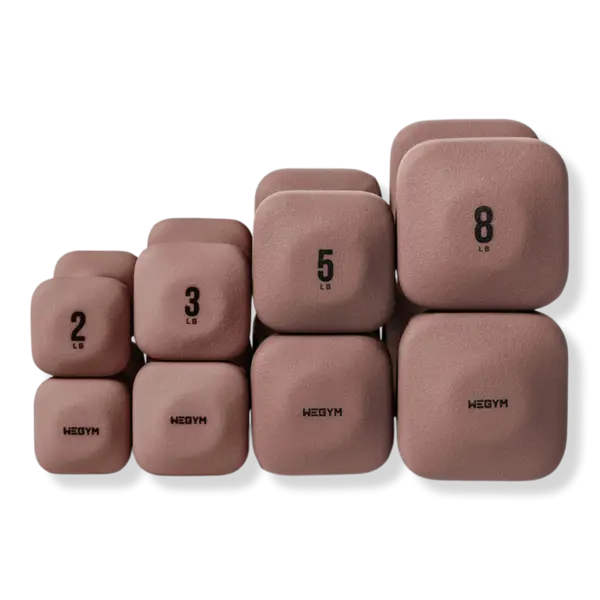 WeGym Safegrip Dumbbells Lower Set - Rose