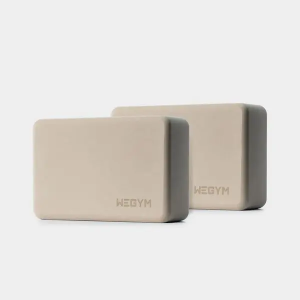 WEGYM Anti-slip Eva Foam Yoga Blocks Set - Sandstone