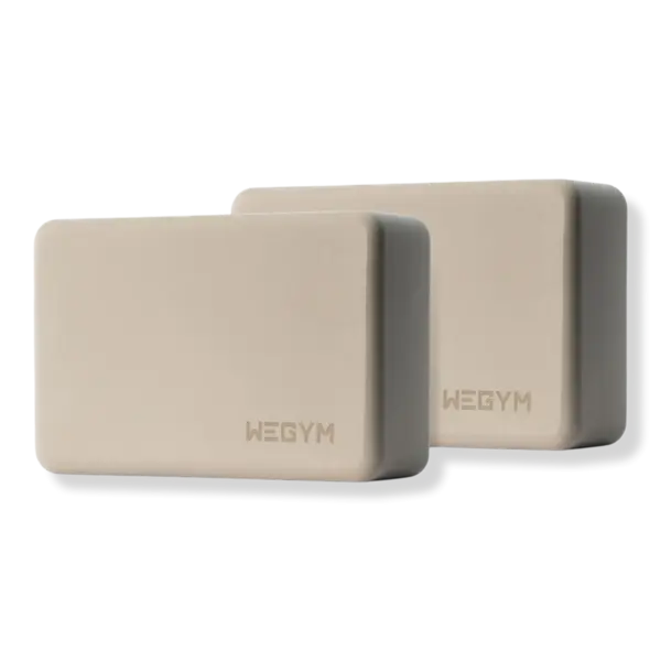 WeGym Anti-slip Eva Foam Yoga Blocks Set - Sandstone