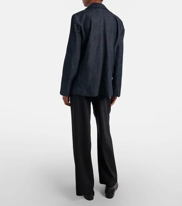 Max Mara Argenta Virgin Wool Crepe Wide-leg Pants - Black