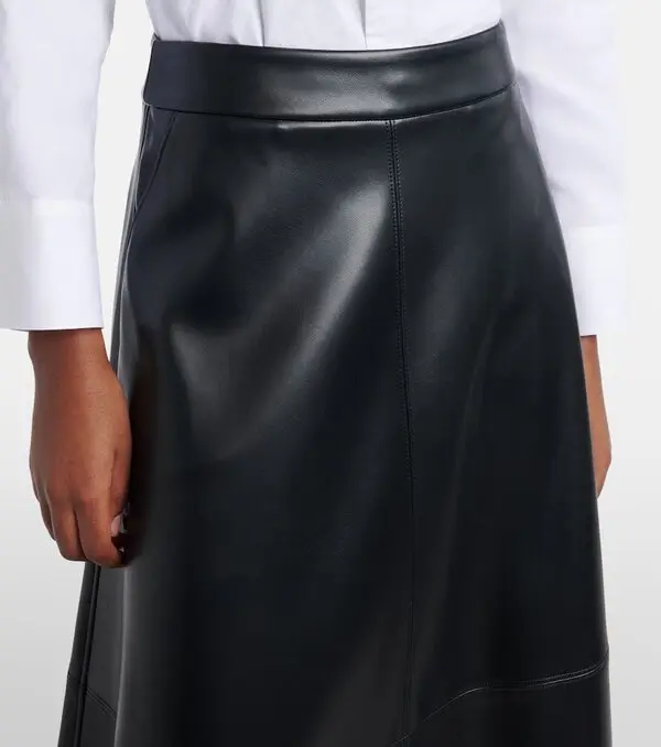 Max Mara Ninfa Jersey Midi Skirt