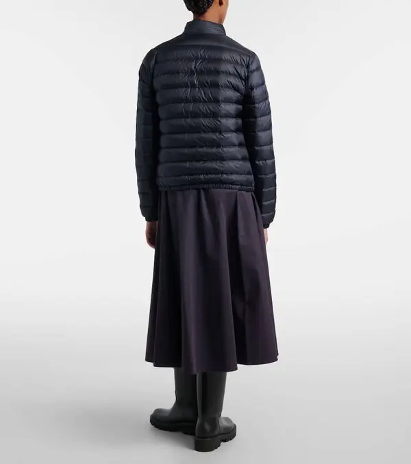 Moncler Cotton-blend Jersey Midi Skirt