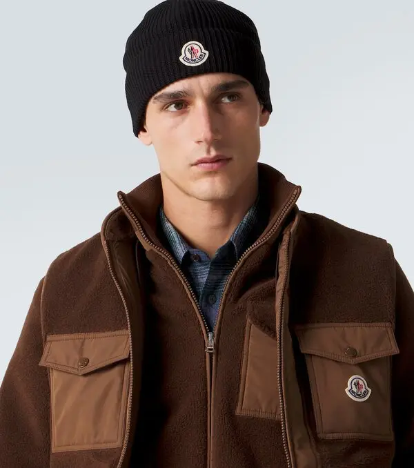 Moncler Archivio Ribbed-knit Cotton Beanie