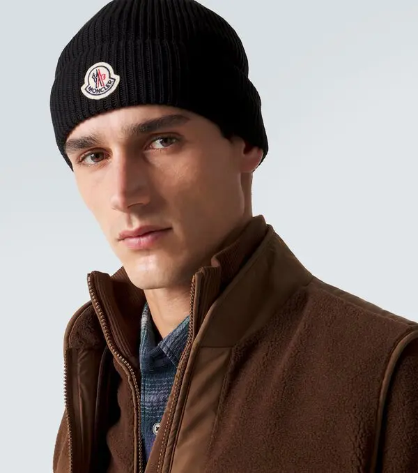 Moncler Archivio Ribbed-knit Cotton Beanie
