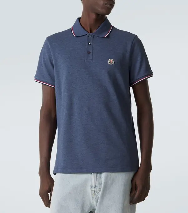 Moncler Cotton Pique Polo Shirt