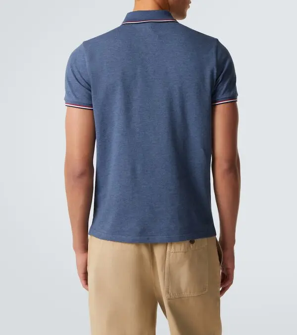 Moncler Cotton Pique Polo Shirt