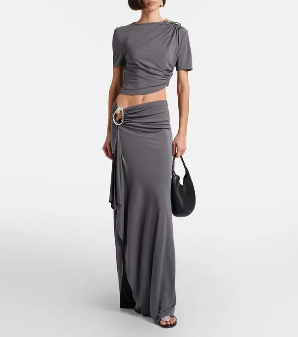 Christopher Esber Orica Embellished Maxi Skirt