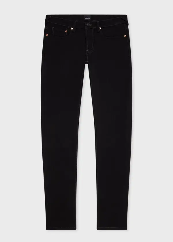 Paul Smith Slim-fit Organic Stretch Jeans - Black