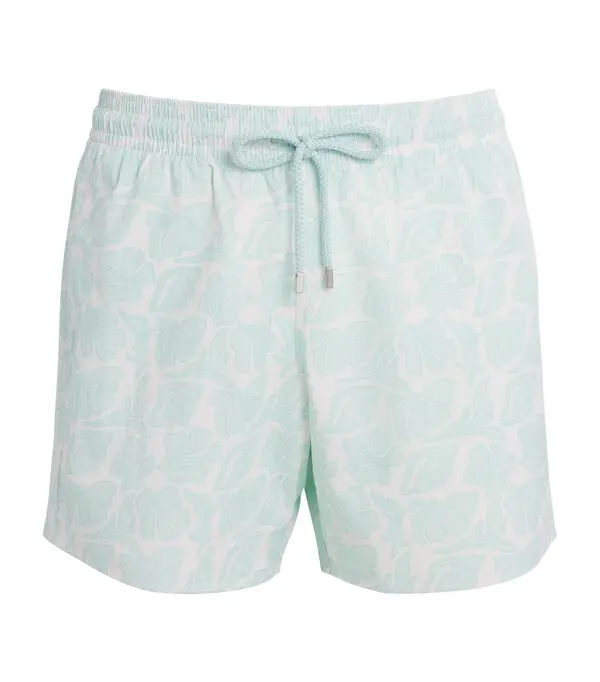 Vilebrequin Printed Moorise Board/boxer - White