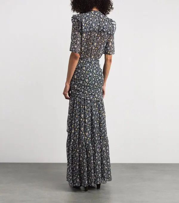 Veronica Beard Silk Maxi Dress