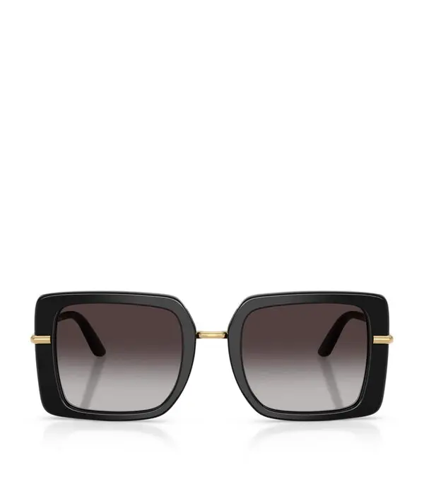 Dolce & Gabbana Acetate Square Sunglasses - Black