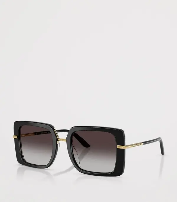 Dolce & Gabbana Acetate Square Sunglasses - Black