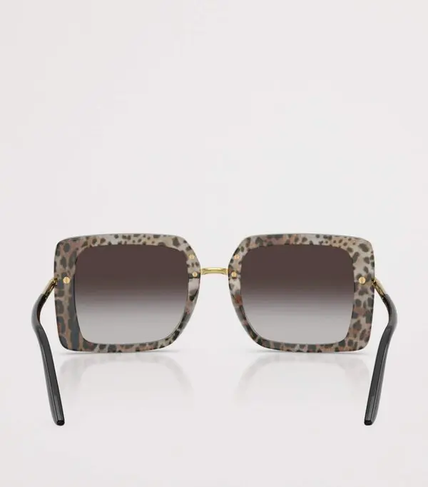 Dolce & Gabbana Acetate Square Sunglasses - Black