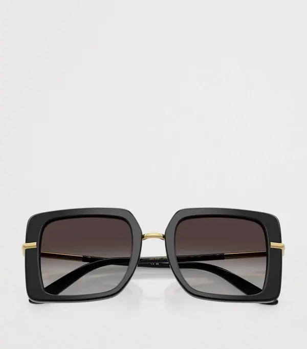 Dolce & Gabbana Acetate Square Sunglasses - Black