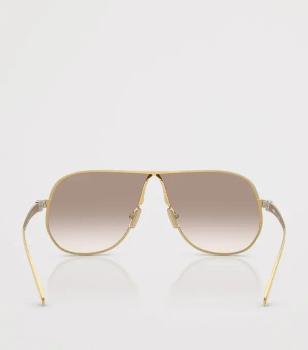 Miu Miu Metal Pilot Sunglasses