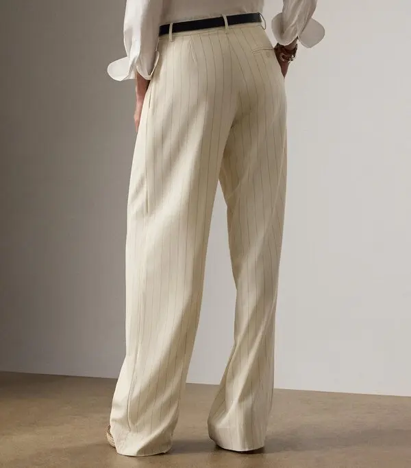 Ralph Lauren Wool Crepe Jody Trousers