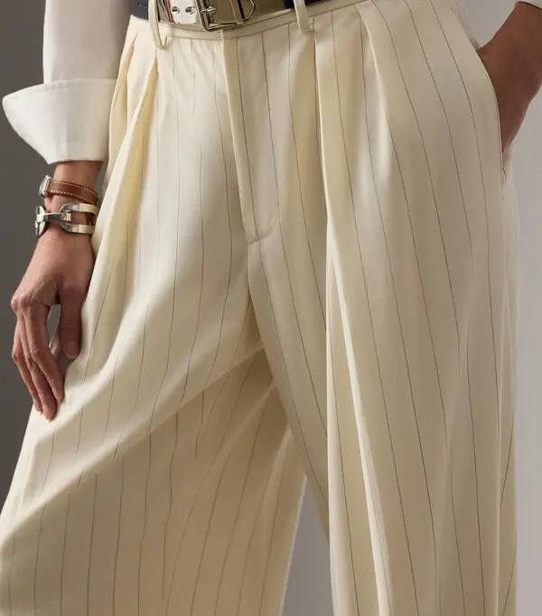 Ralph Lauren Wool Crepe Jody Trousers