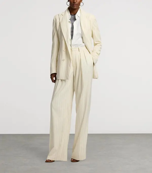 Ralph Lauren Wool Crepe Jody Trousers