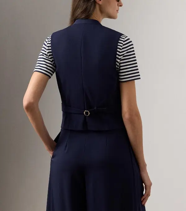 Ralph Lauren Wool Jaiden Waistcoat - Navy
