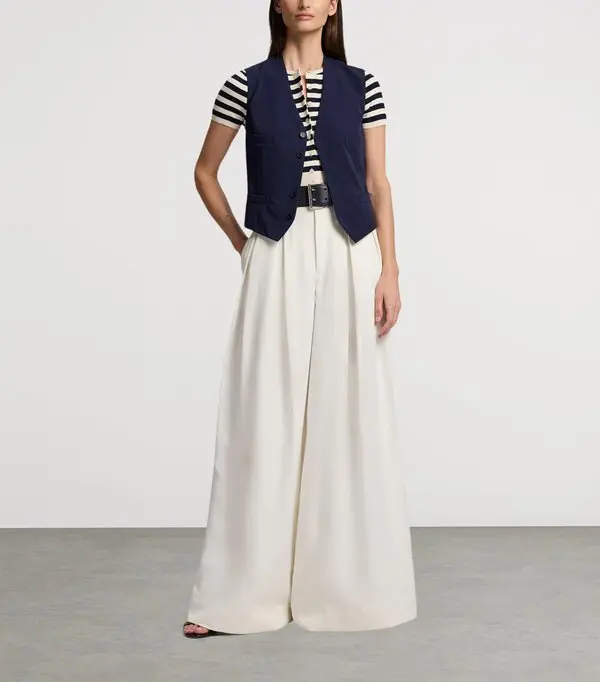 Ralph Lauren Wool Jaiden Waistcoat - Navy