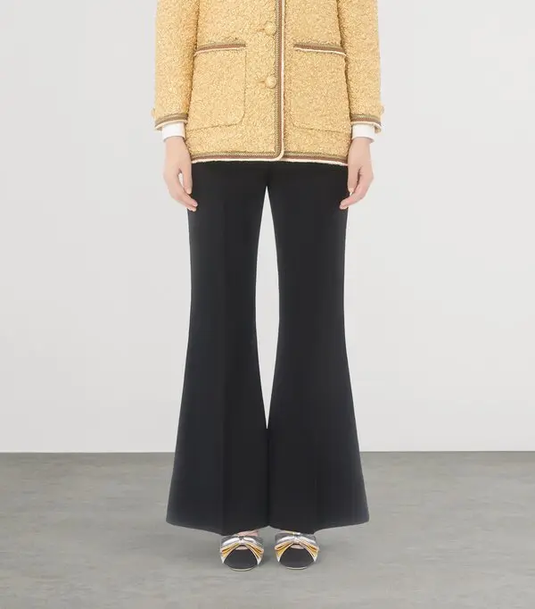 Valentino Garavani Virgin Wool Flared Trousers