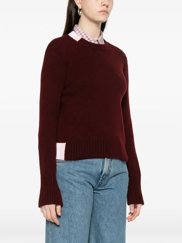 Loewe Cashmere Crewneck Jumper - Red