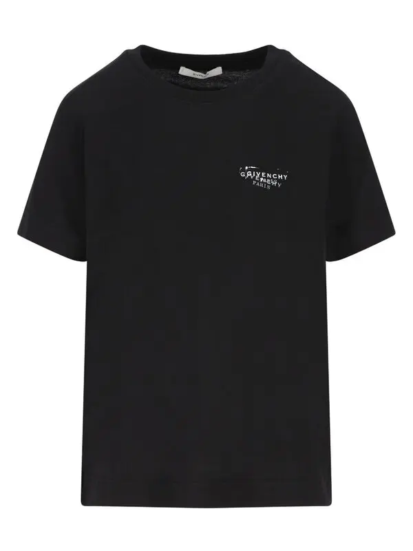 Givenchy Logo Cotton T-shirt - Black