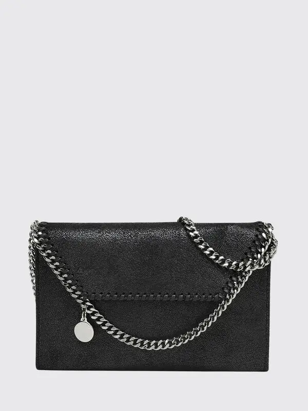 Stella McCartney Falabella Wallet On Chain - Black