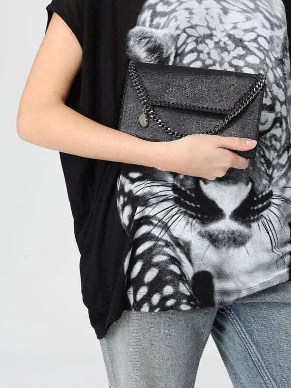 Stella McCartney Wallet On Chain - Black