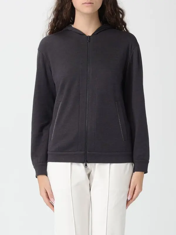 Brunello Cucinelli Full Zip Sweatshirt