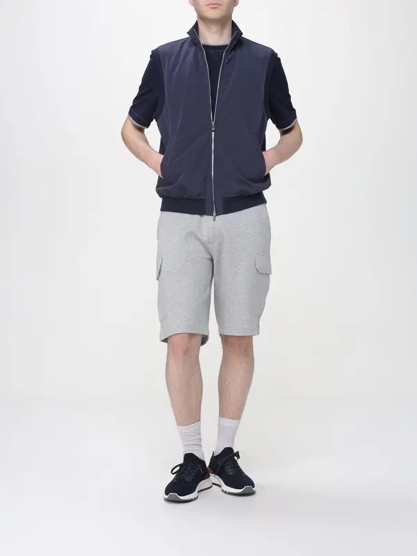Brunello Cucinelli Zip-up Vest - Blue