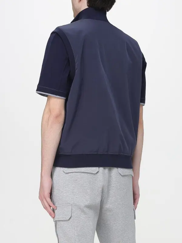 Brunello Cucinelli Zip-up Vest - Blue