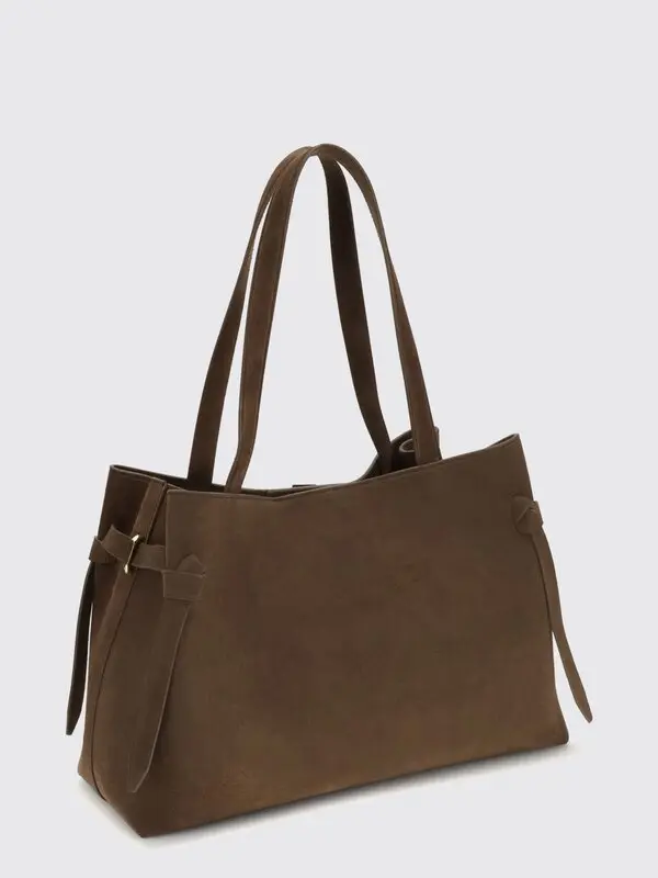 Yuzefi Leather Shoulder Bag - Cocoa