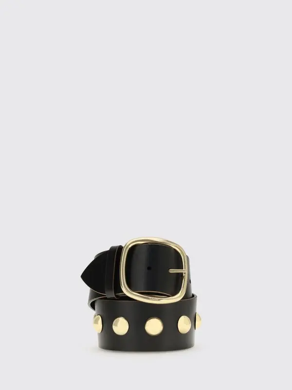 Chloé Studded Leather Belt - Black