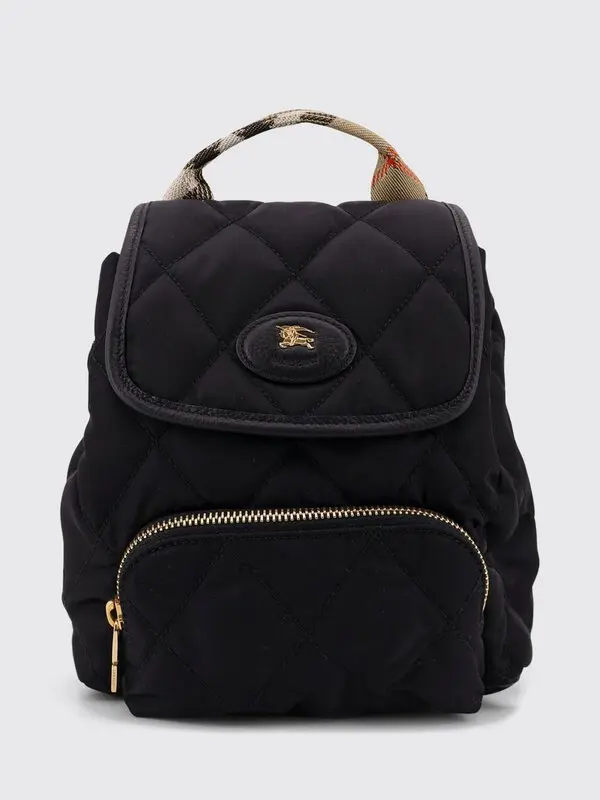 Burberry Quilted Backpack - Black