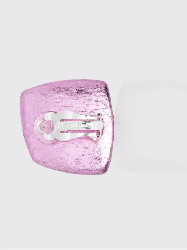 MONIES Jewel Clip-on Earrings - White