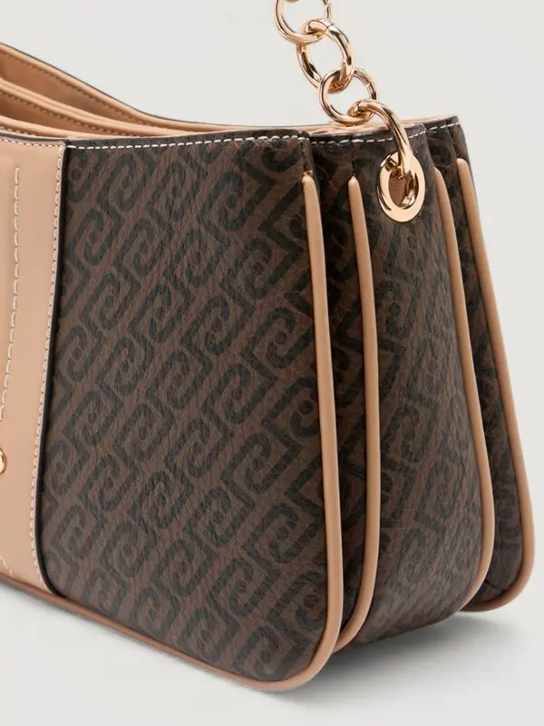 Liu Jo Monogram Shoulder Bag - Brown