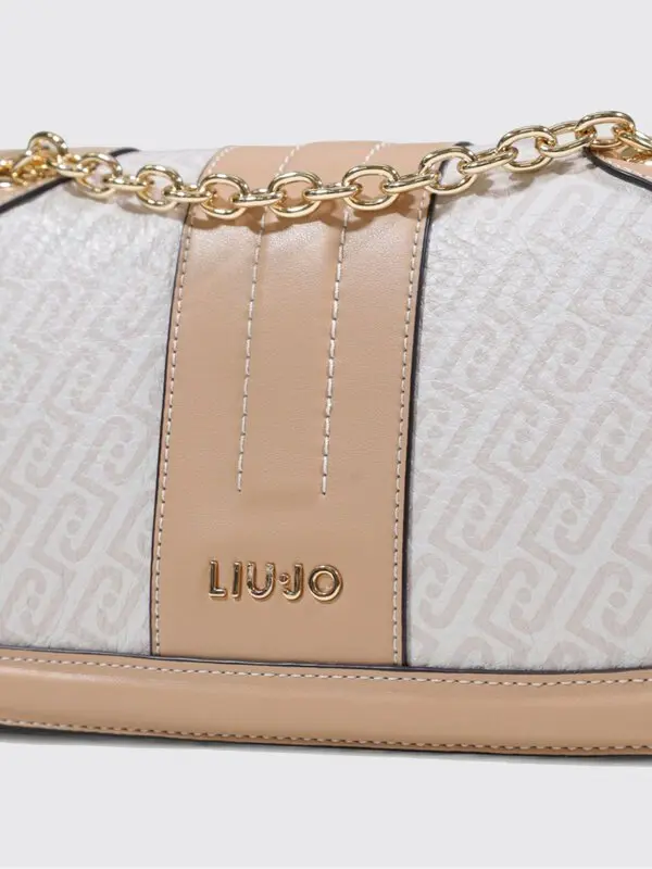 Liu Jo Chain Strap Crossbody Bag - Cream