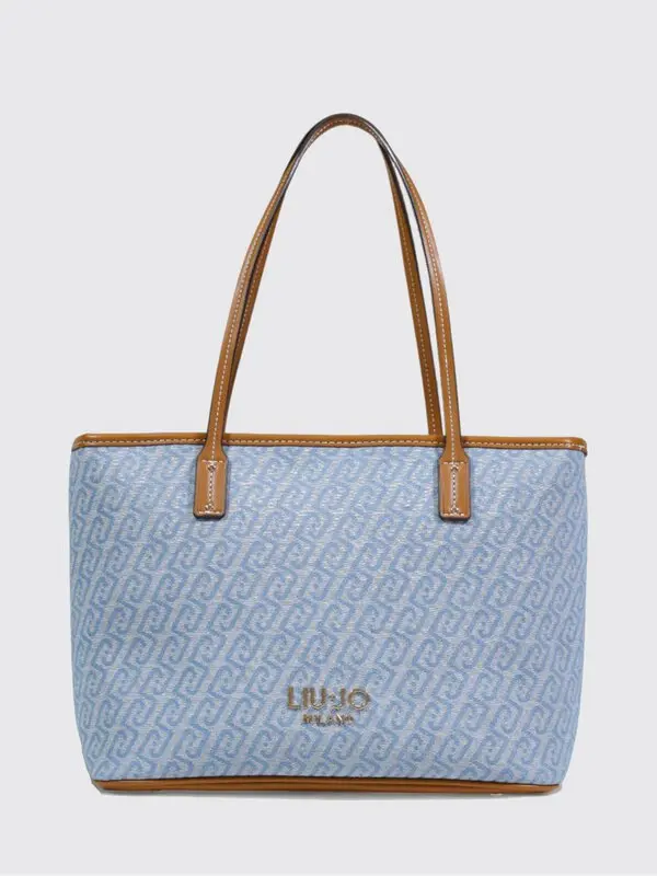 Liu Jo Monogram Tote Bag - Gnawed Blue