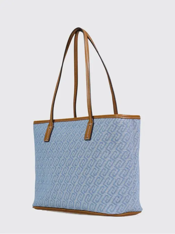 Liu Jo Monogram Tote Bag - Gnawed Blue