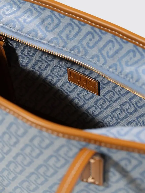 Liu Jo Monogram Tote Bag - Gnawed Blue