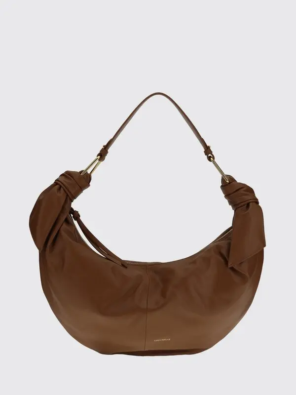 COCCINELLE Shoulder Bag With Twisted Detail - Brown